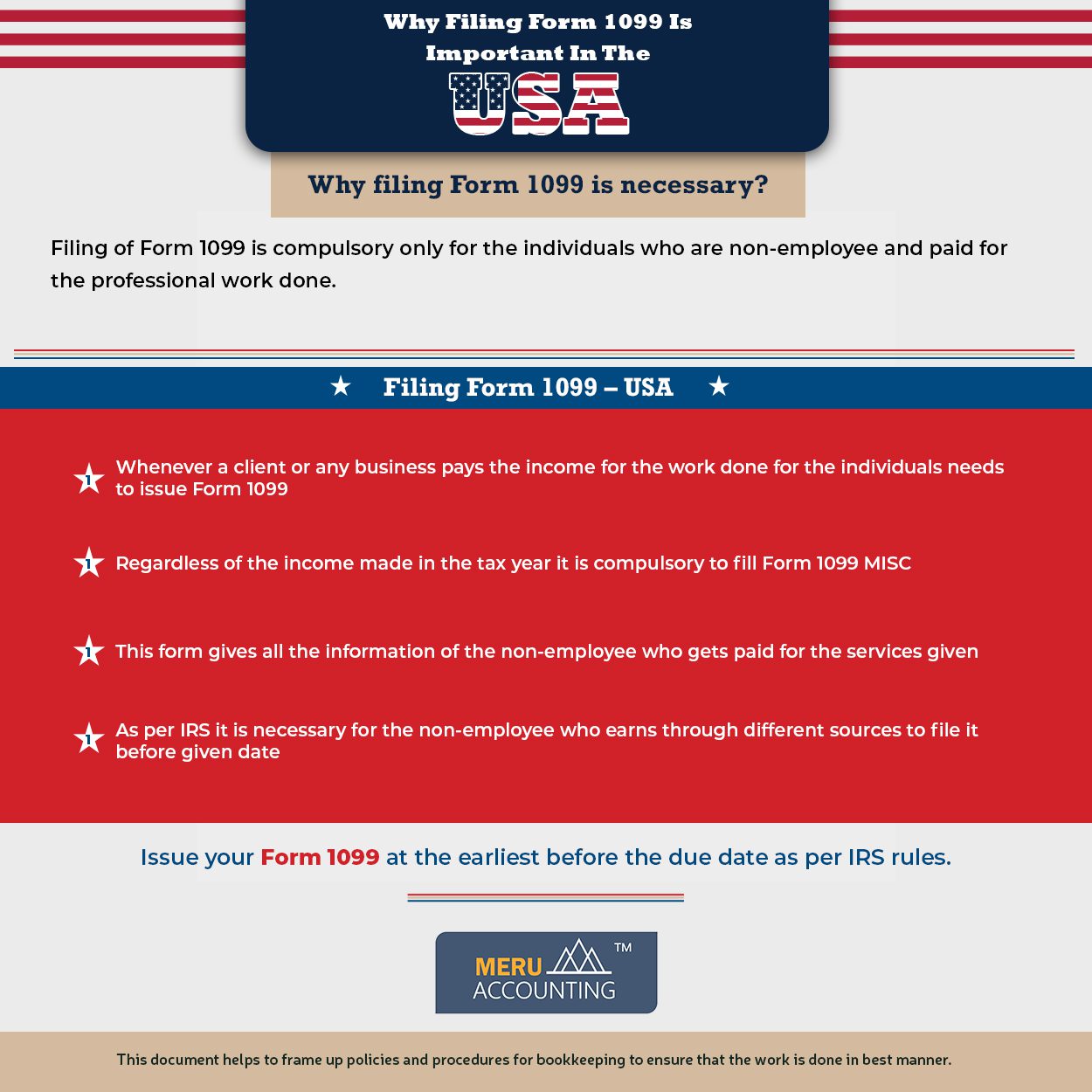 Why Filing Form 1099 is important in the USA?