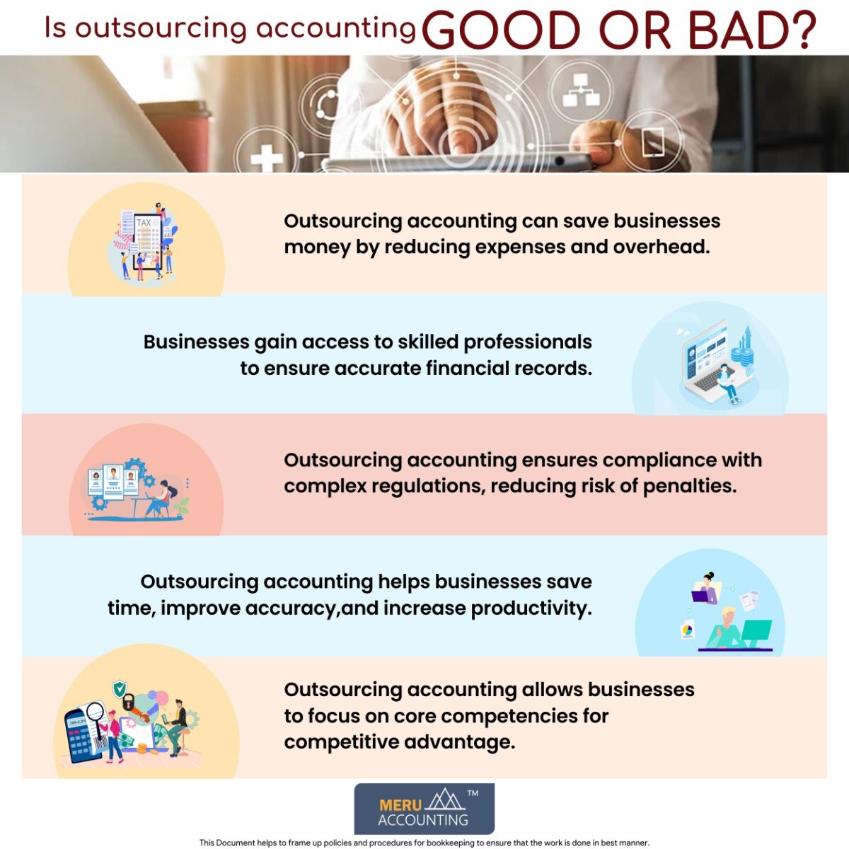 Is outsourcing accounting good or bad for businesses?