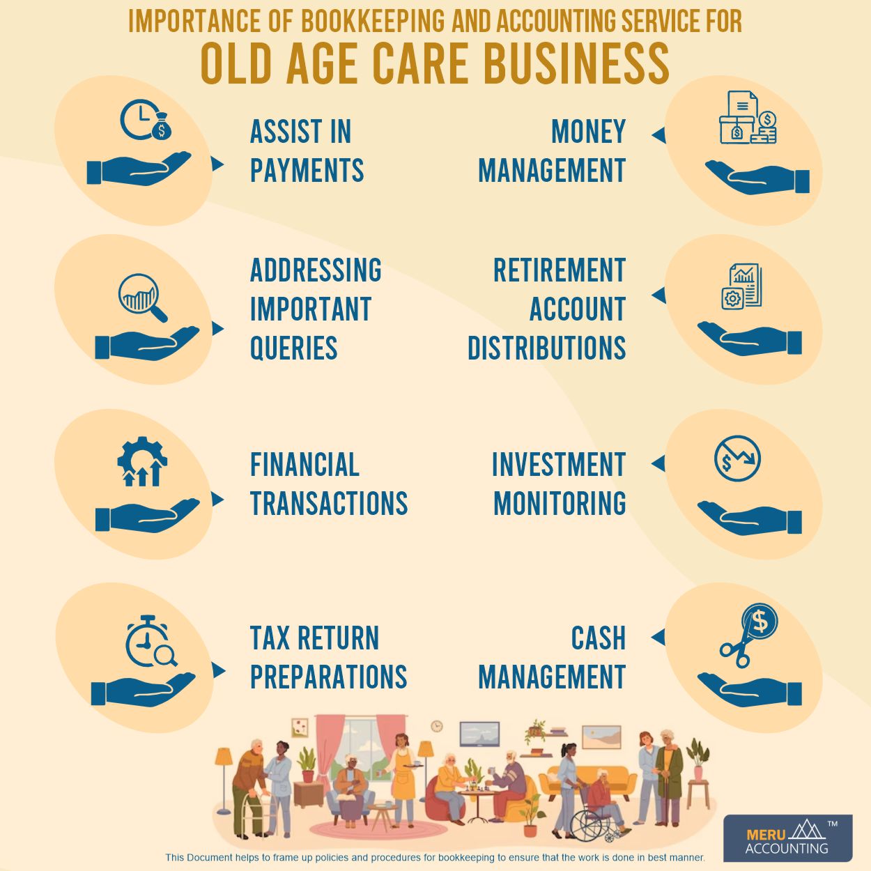 Bookkeeping & Accounting Service for Old Age Care Business.